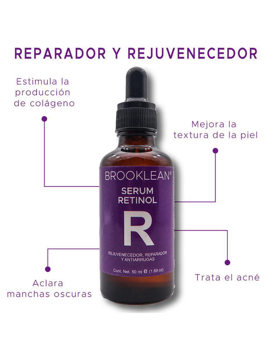 Set de sérum facial retinol Brooklean todo tipo de piel | Gran Barata